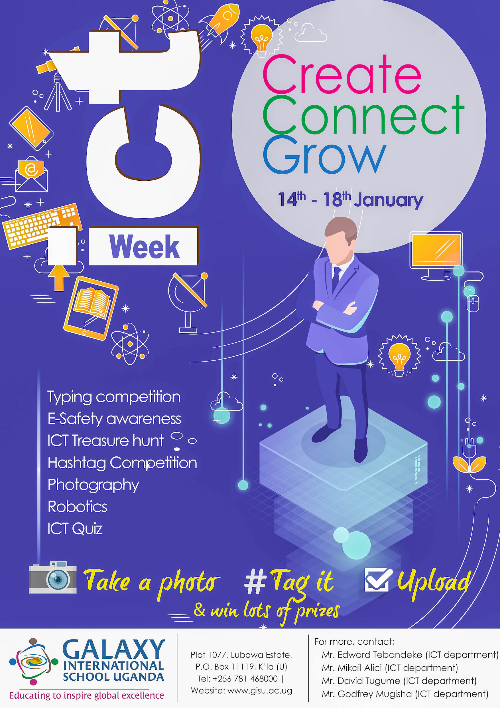 ICT WEEK Monday 14th Jan to Friday 18th Jan 2019 – Galaxy International ...